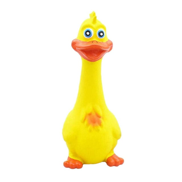 Squawking Squeaker Rubber Chicken Dog Toys - Rubber Shrilling Squeaky ...