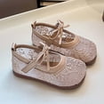 Byoo Lace Mary Jane Flats for Girls Bow Tie Breathable Lightweight ...