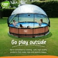 EXIT Toys 142 Inch Swimming Pool Multifunctional Sun Dome Cover ...