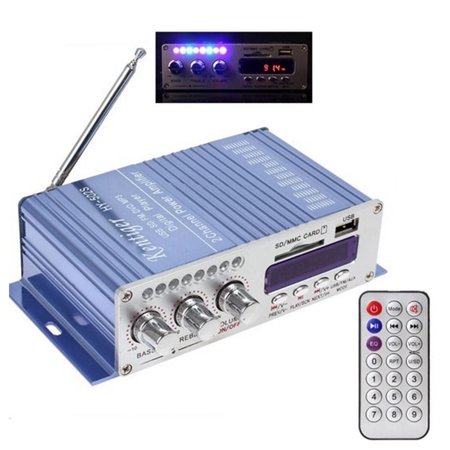 12V 3A Household Car Bluetooth Mini Hi-Fi Stereo Audio Amplifier with ...