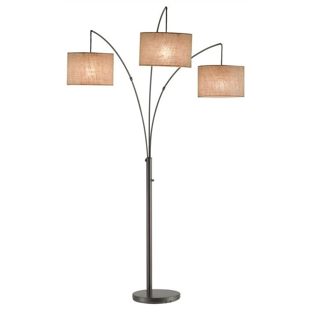 Adesso Trinity Arc Lamp, Antique Bronze - Walmart.com
