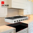 GASLAND Chef Slide-in Natural Gas Cooktop, Gas Rangetop with 6 Deep ...