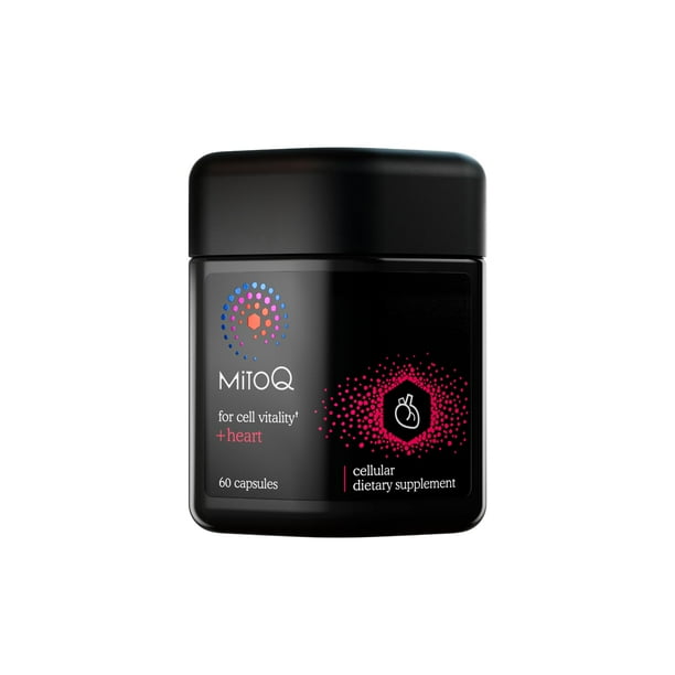 Suplemento antioxidante MitoQ +Heart Premium CoQ10 60 cápsulas | Bodega ...