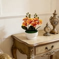 Artificial Phalaenopsis Orchid Potted Plant with Ceramic Pot for Home ...