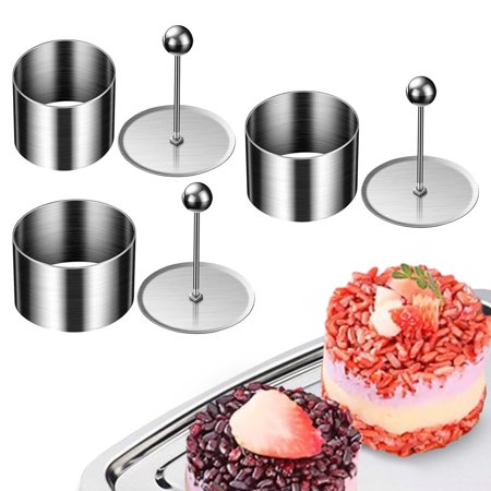 Elodie Stainless Steel Food Ring Baking Tool Cake Rings for Dessert ...