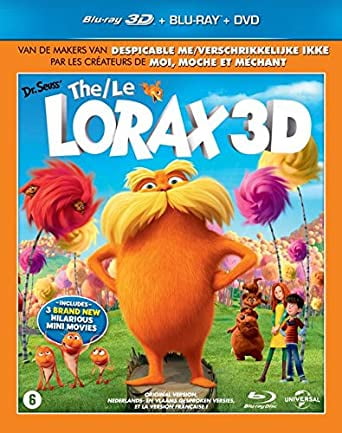 The Lorax (3D & 2D) (Blu-Ray & DVD Combo) [ Blu-Ray, Reg.A/B/C Import ...