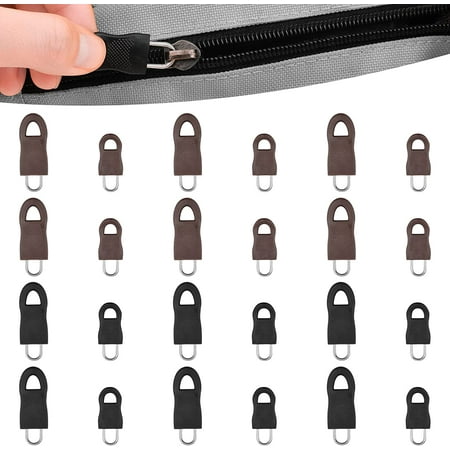 Detachable Zipper Puller Set, 24 Pcs 2 Colors Zipper Pull Replacements ...