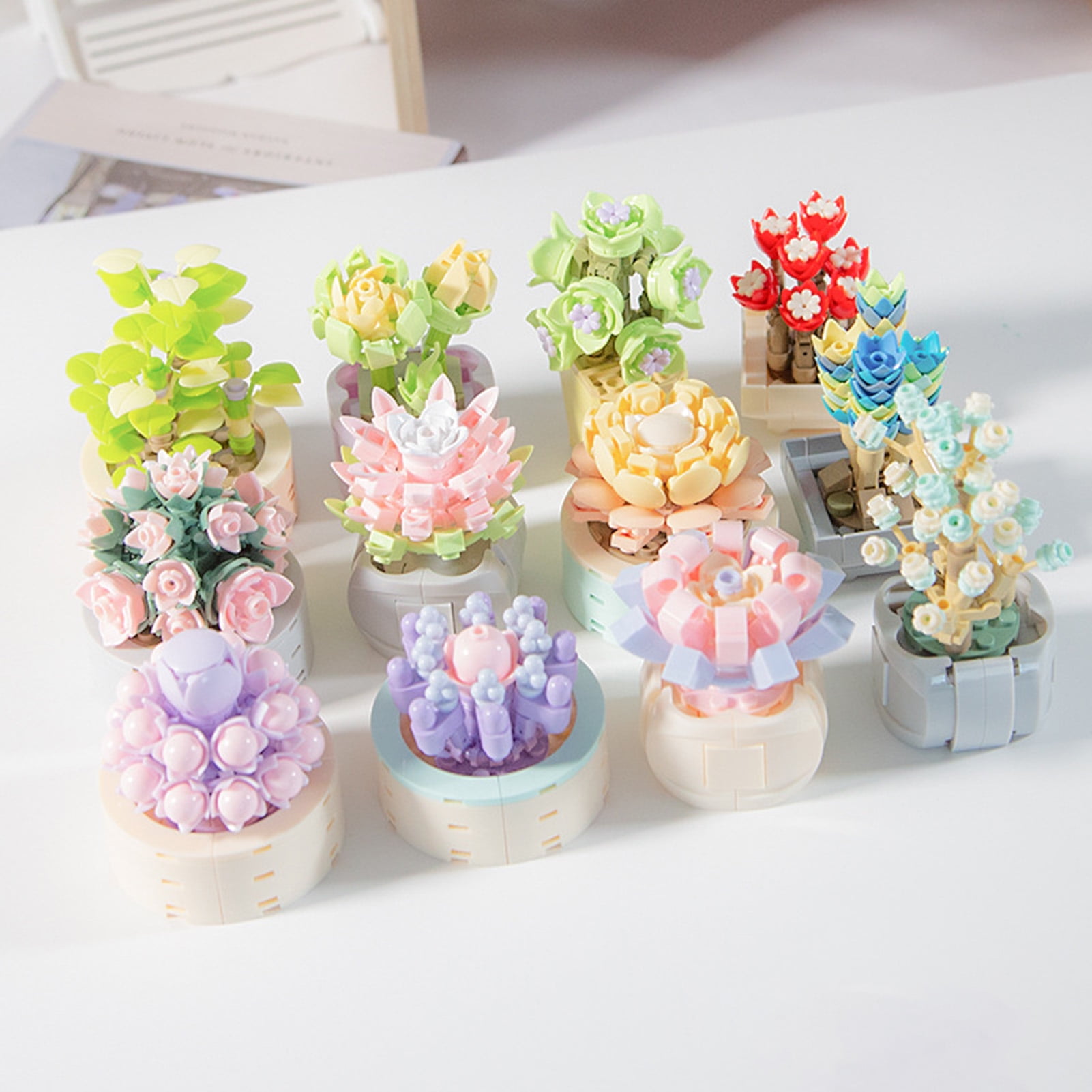 1 Set Mini Building Blocks Smooth Edges Spatial Imagination Ability ...