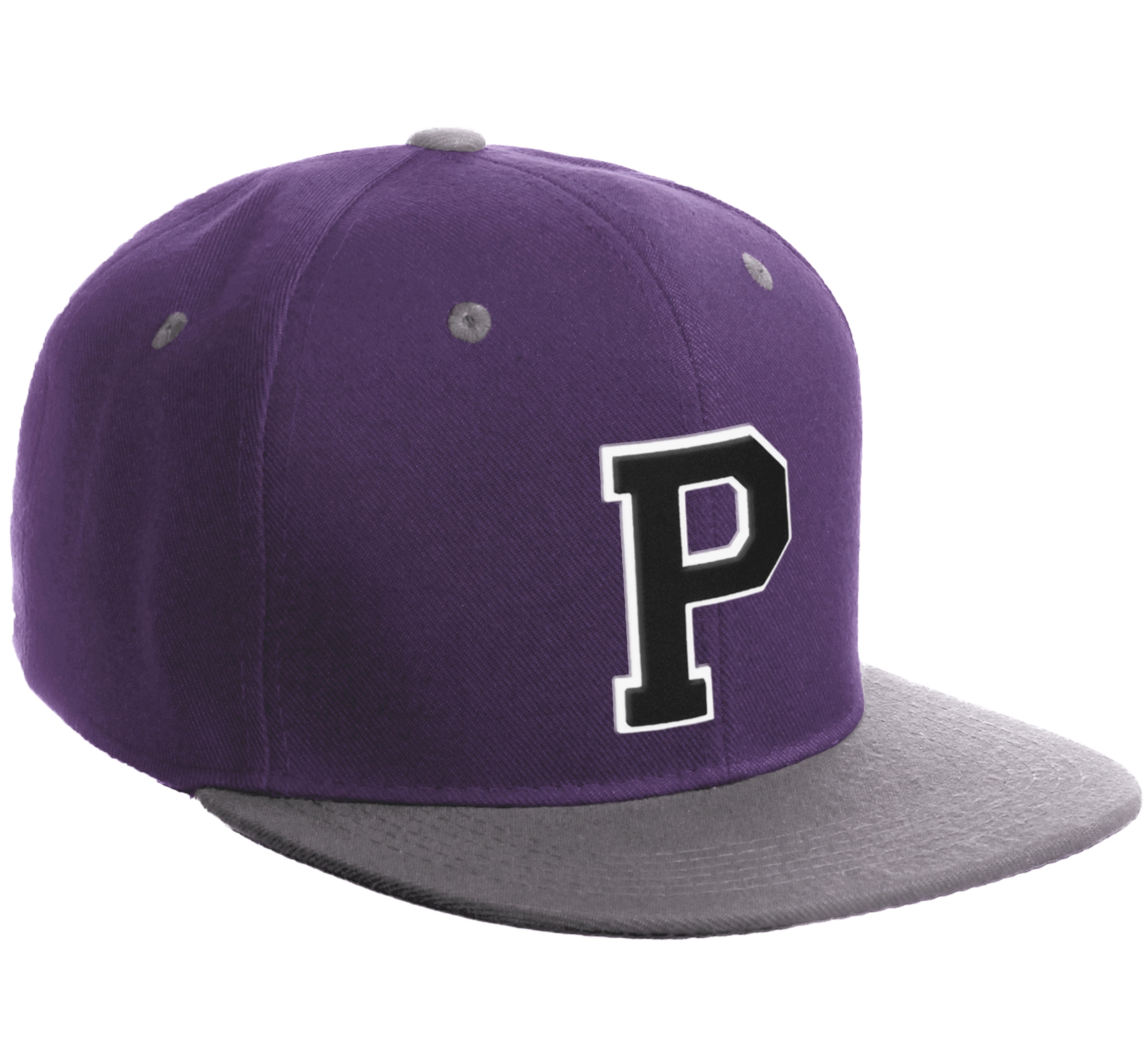 Daxton Classic Snapback Hat Custom A to Z Initial Varsity Letters ...