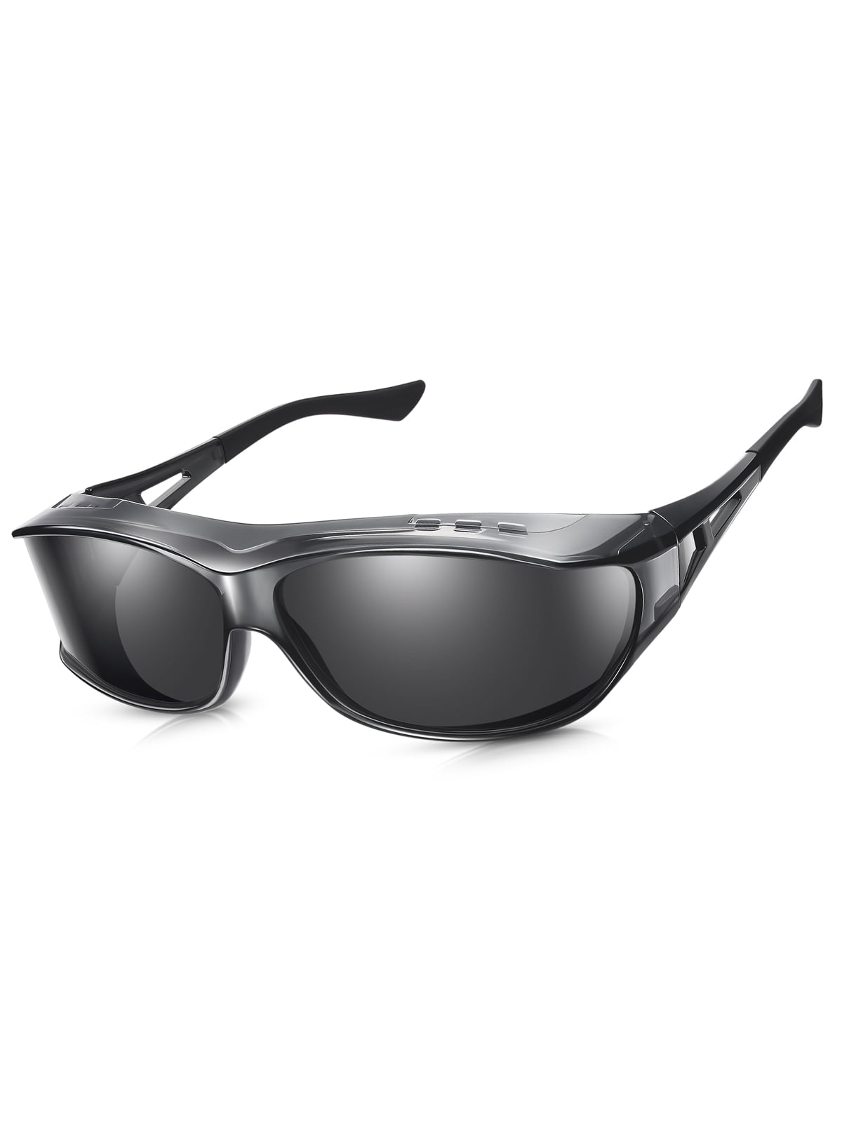 TINHAO Polarized Fit Over Glasses Sunglasses for Men Women Oversized HD ...