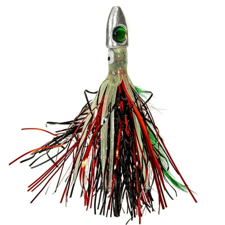 15g / 25g Jig Head Squid Skirt Trolling Lure Octopus Bait Soft Fishing ...
