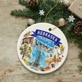 Artistic Nebraska State Themes and Landmarks Christmas Ornament ...