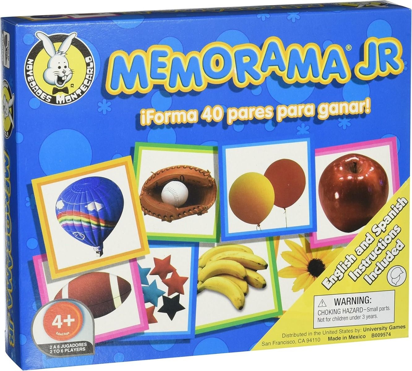 Memorama Jr. Juegos de memoria NOVEDADES MONTECARLO | Walmart en línea