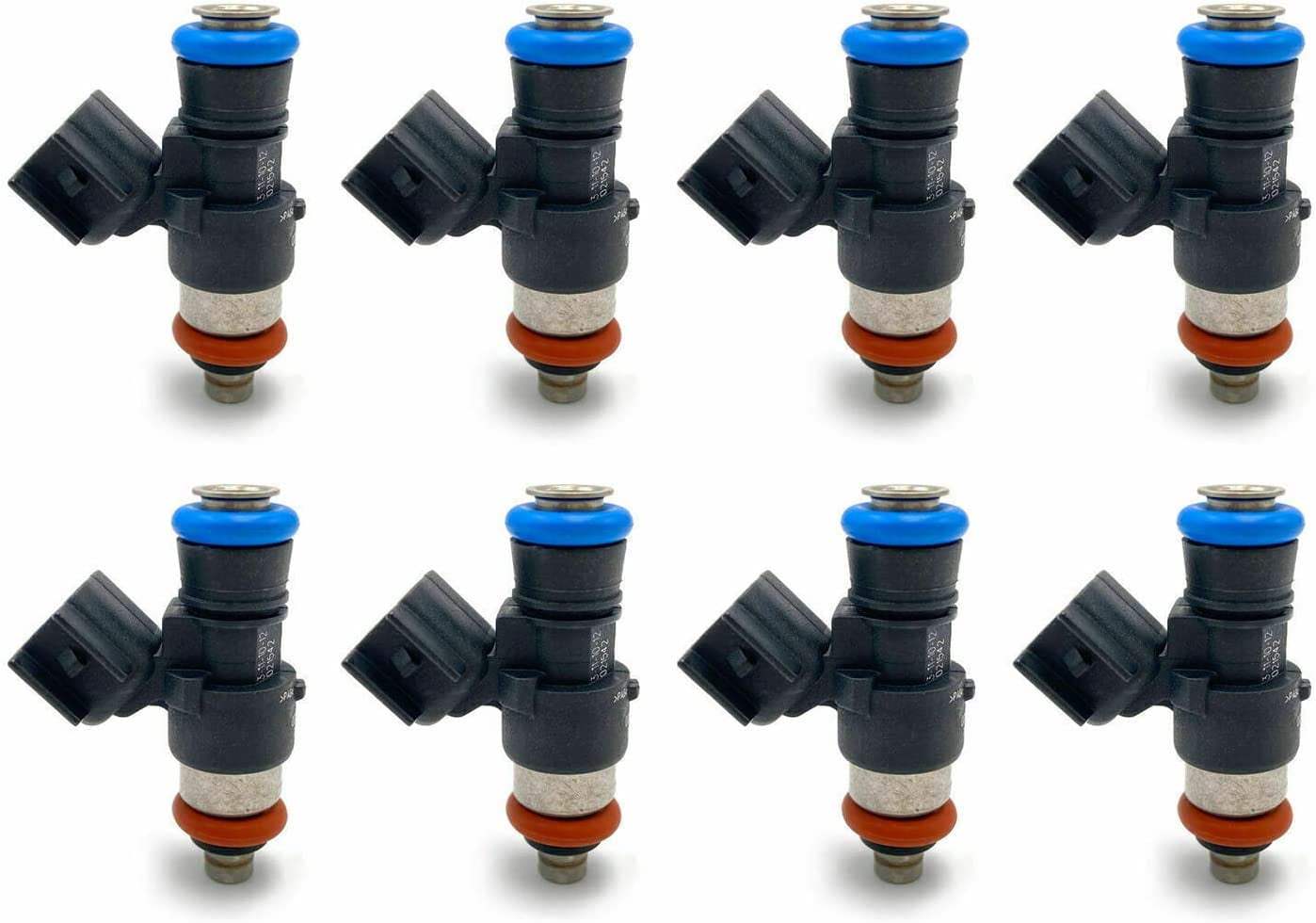 Seapple 8 PCS 42LB Fuel Injectors 0280158051 Compatible with Bosch 2006 ...