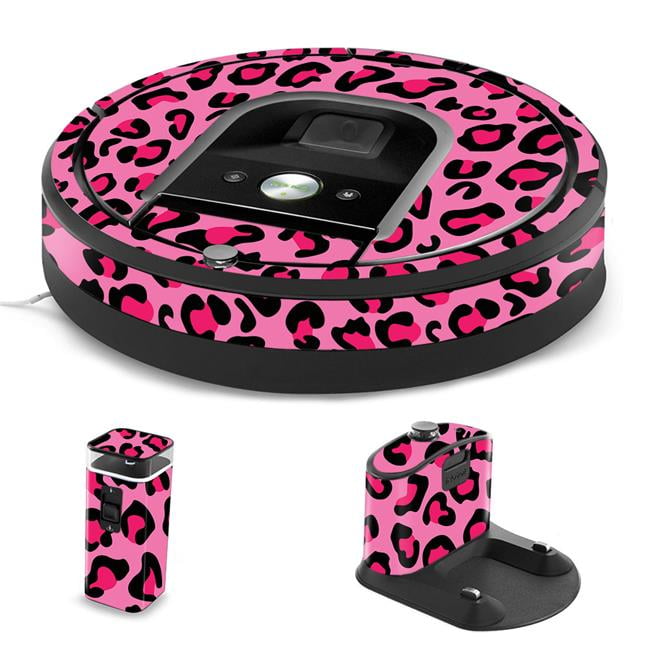 MightySkins IRRO960-Pink Leopard Skin for iRobot Roomba 960 Robot ...