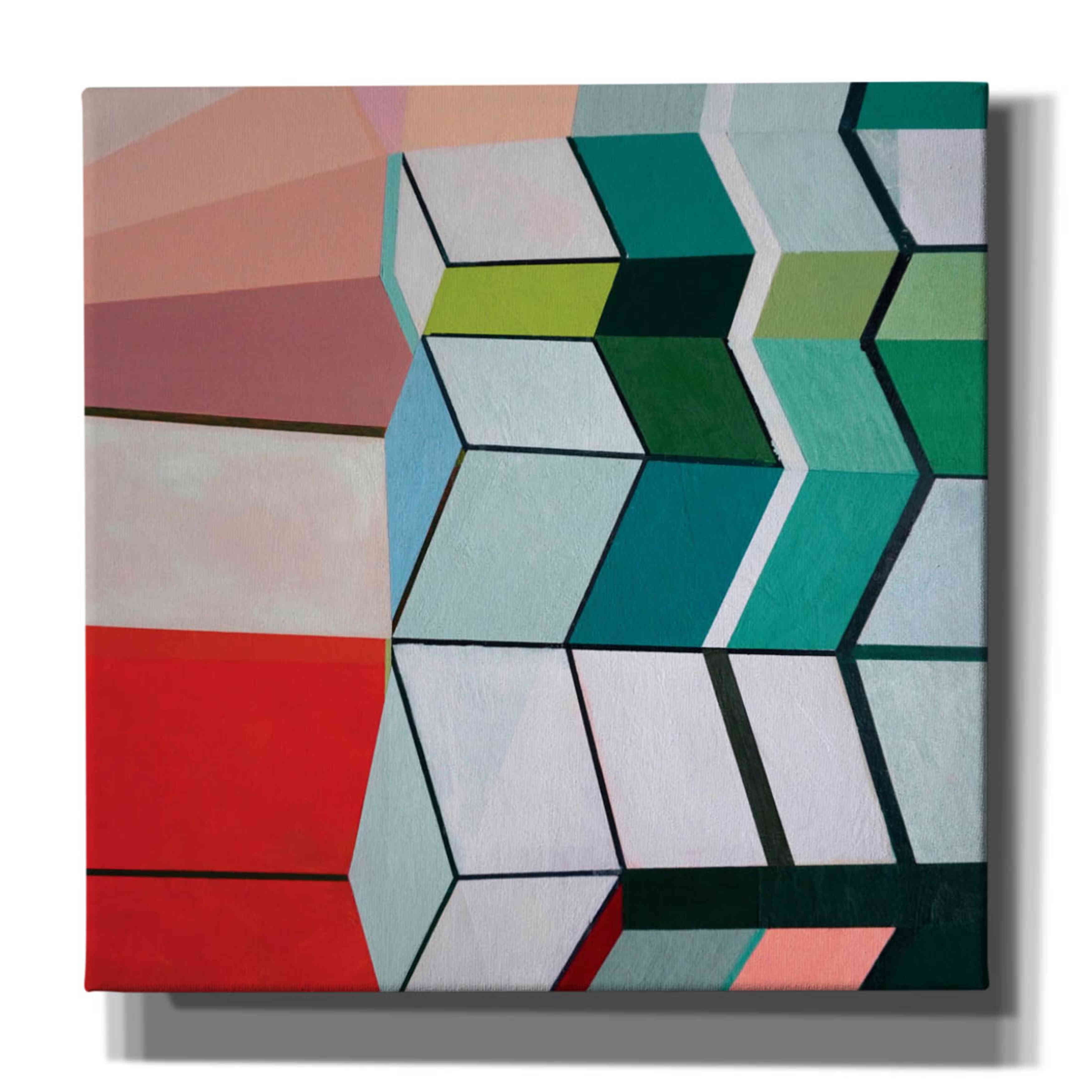 Epic Graffiti 'Angles No. 3' by Naomi Taitz Duffy, Giclee Canvas Wall ...