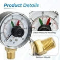 Pool Filter Gauge, D.E.CX271261 Pressure Gauge with Dial Replacement ...