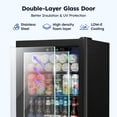 Simzlife 68 Can Beverage Refrigerator，1.9 Cu.ft Beverage Cooler with ...