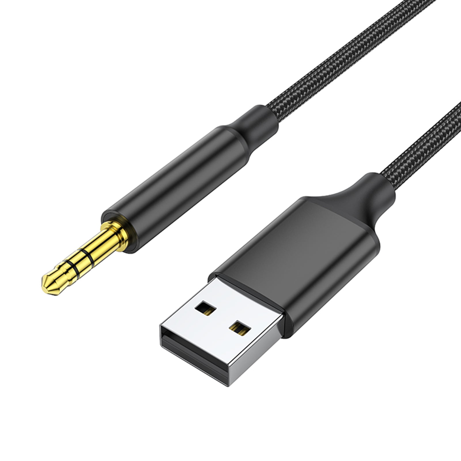 ZENTREE USB to 3.5mm Audio Jack Adapter USB Male to 3.5mm Male AUX ...