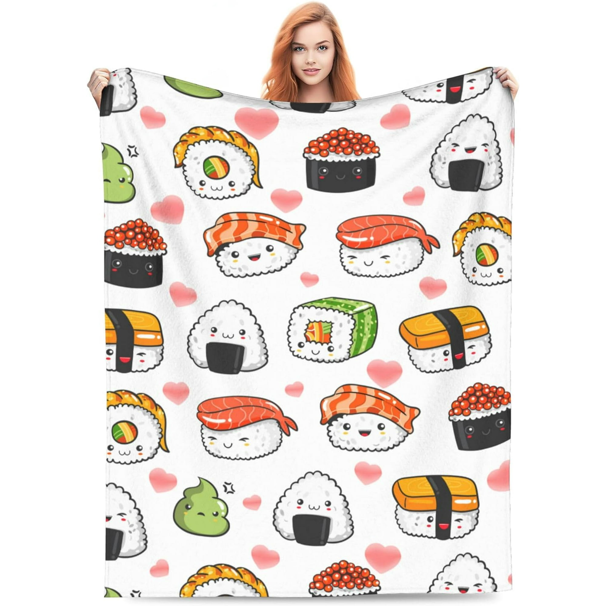 Click here for Zhitrades Cute Sushi Blanket Japanese Food Kawaii... prices