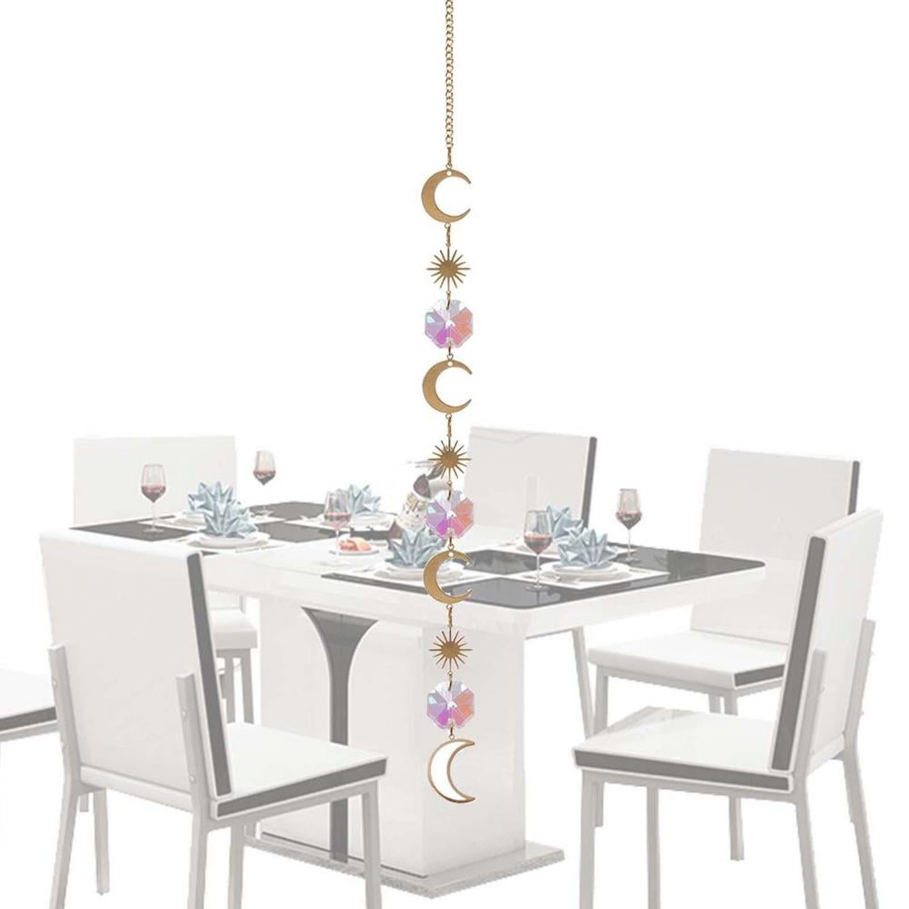 Laideyi Sun Catcher Indoor Window Metal Colorful Rainbow Prism Window ...