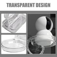 2 Pcs Transparent Monitoring Bracket Wall Shelves Tv Mount Shelf Mini ...