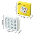 White Multi Function Puzzle Game Portable Light And Memory Focus ...