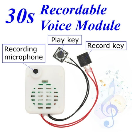 30s Recordable Button Sound Voice Module Sound Music Box For Plush Doll ...