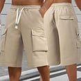 Eagokdc Gym Capris Men Casual Drawstring Exercise Loose Big And Tall ...