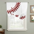 Baseball Sport Tie Up Curtains for Window, Thermal Insulated Balloon ...