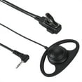 EBTOOLS Two-way Headset, 2.5mm Plug D Type Security Earhook Headset ...