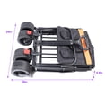 GDF Studio Extra Long Extender Folding Wagon, Large Capacity Garden ...