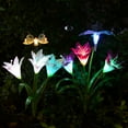 Coolmade Outdoor Solar Garden Lights, 2 Packs Solar Powered Lights with ...