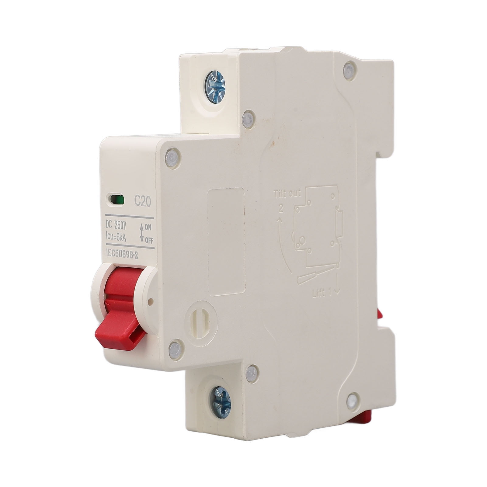 Disyuntor de CC 6000 A Capacidad de corte Instalación en riel Disyuntor ...