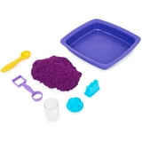 Kinetic Sand Sparkle Sandcastle Set w/ 1lb Purple Shimmer Kinetic Sand ...