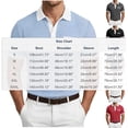 DAFPZW Men's Color Block Waffleknit Lapel Dress Shirts Lightweight ...