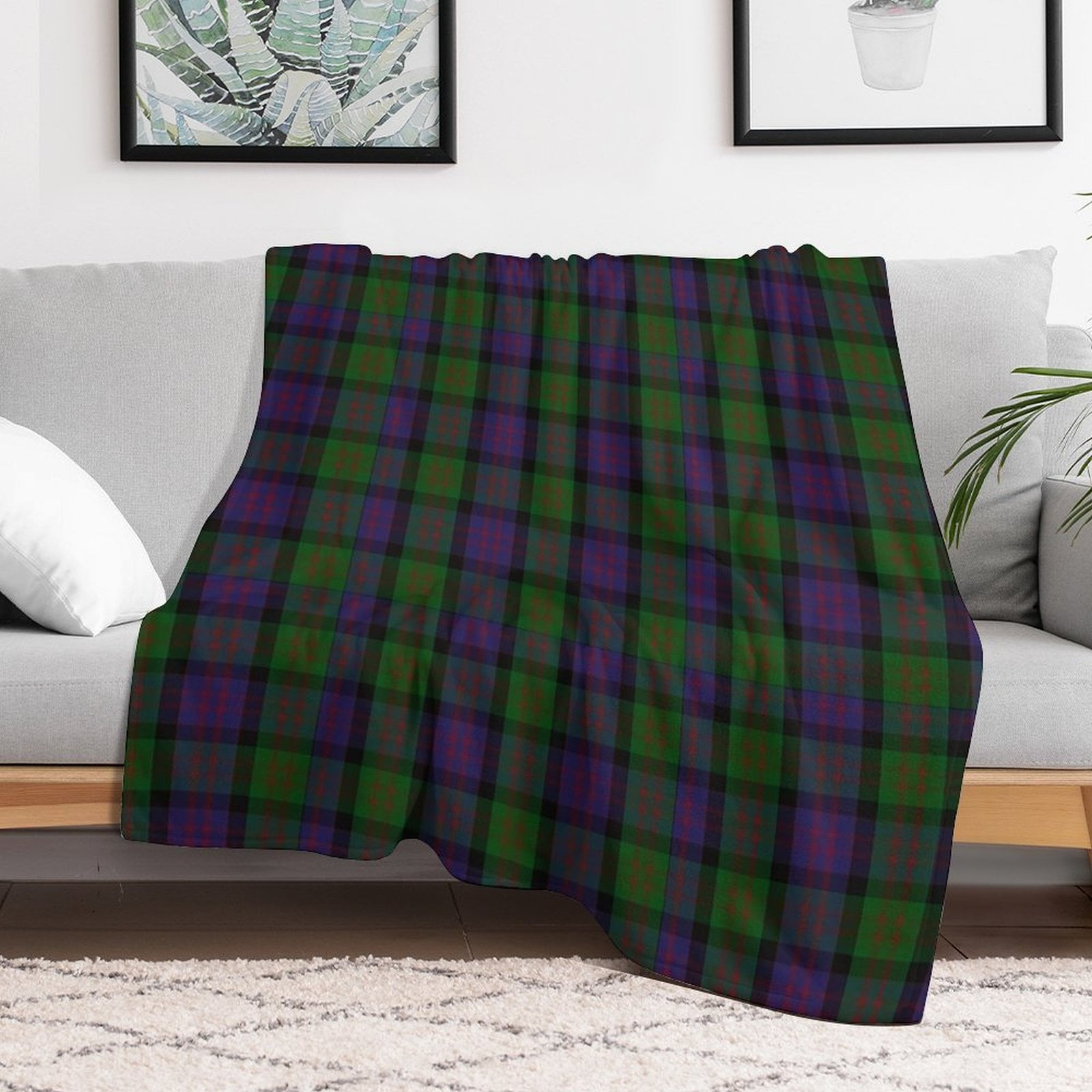 Click here for Fnupi Mcdonald Clan Tartan Blanket 30X40(80x100cm)... prices