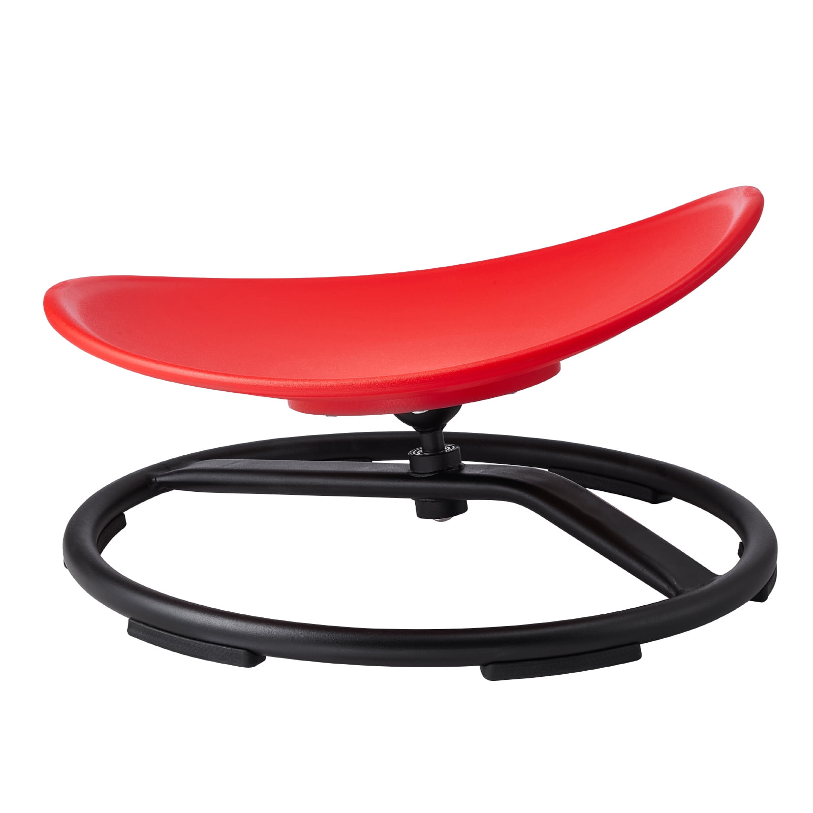 Kffkff Swivel Chair For Kid  Rotating Chair Up To 220 Lbs  Sensory Spin Seat  Designed For Autistic Children  Sturdy  Non-Slip Base  Red 20.09x21.28x1