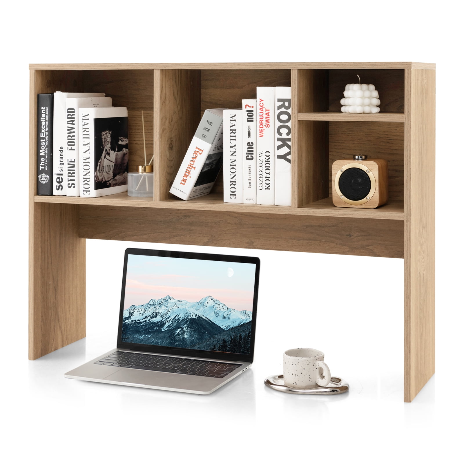 Click here for Costway Computer Desktop Bookcase Countertop Stora... prices