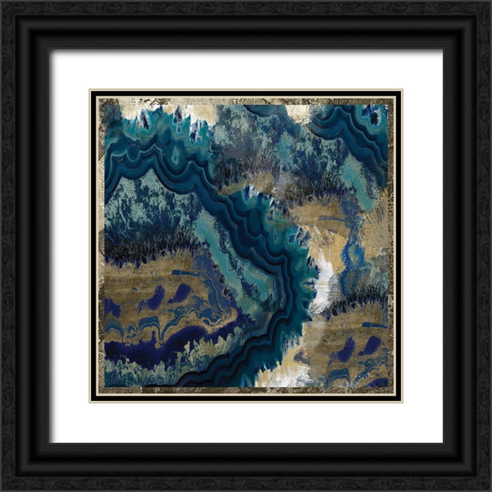 Sophie 6 26x26 Black Ornate Wood Framed with Double Matting Museum Art ...