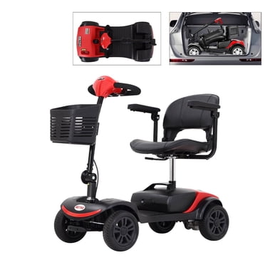 Drive Medical Bobcat X4 Compact Transportable Power Mobility Scooter, 4 ...