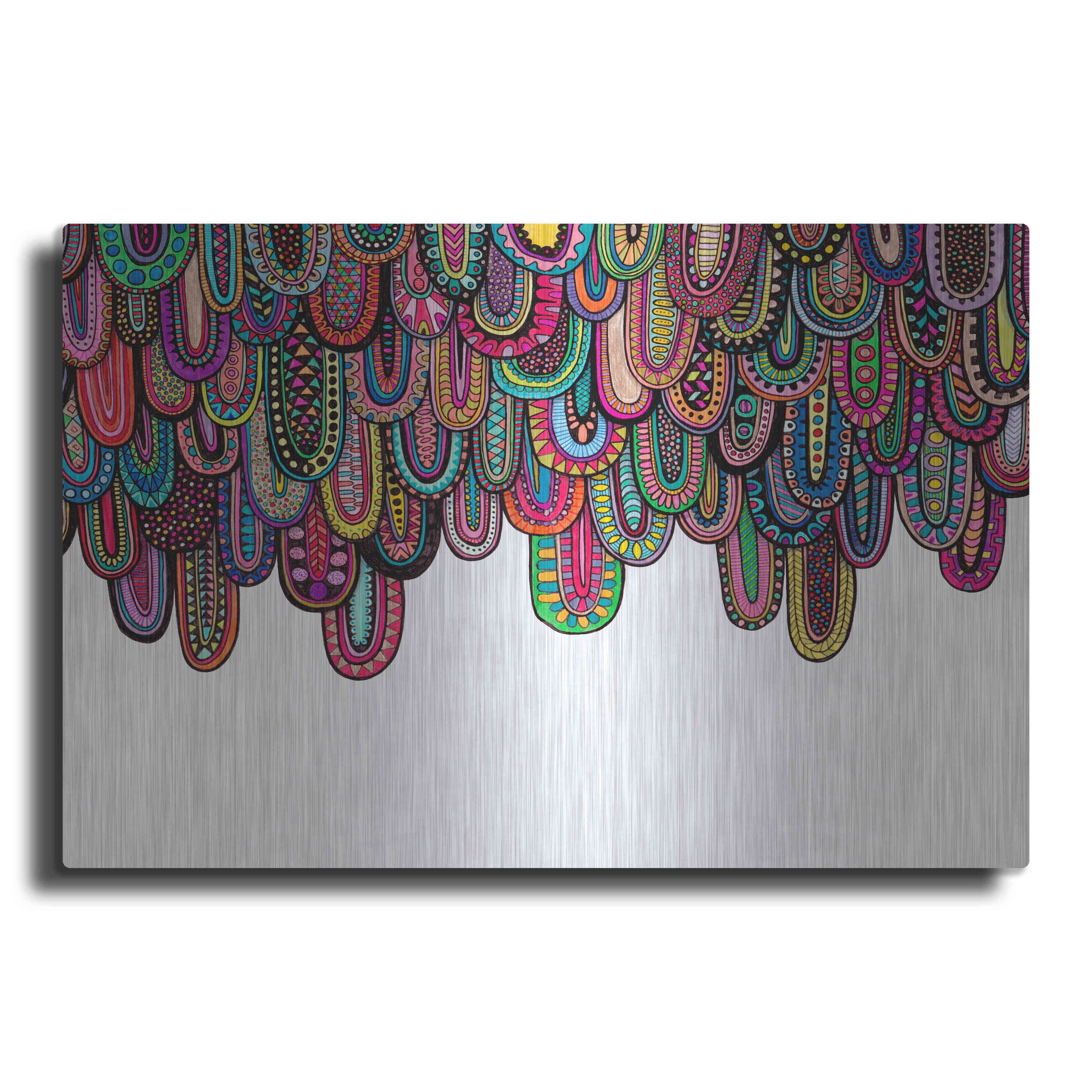 Luxe Metal Art 'Drips' by Hello Angel, Metal Wall Art, 24"x16 ...
