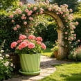 Twill Textured Round Plastic Planter Breathable Root Control Pot for ...