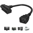 Double Port Power Splitters Cord C20 Plugs to C13 Connector & 5-15R ...