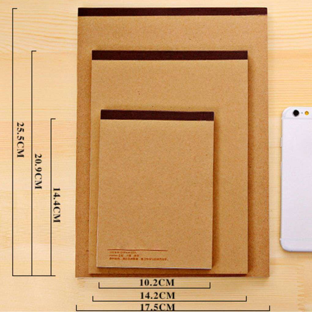 Best Choice Art Supplies Kraft Paper Cover Sketch Books Graffiti Hand ...
