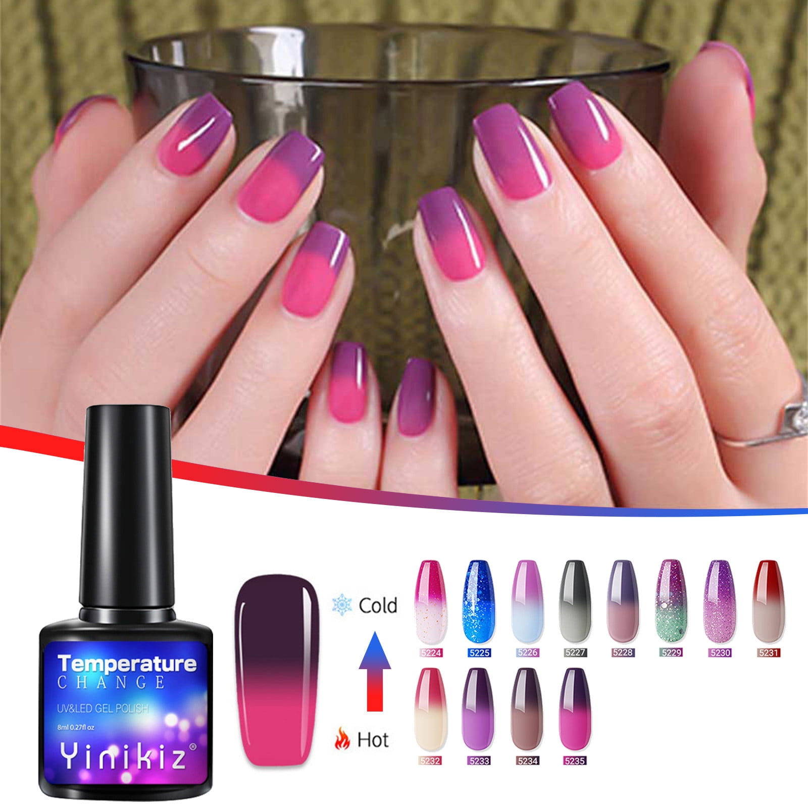 Click here for Feledorashia Thermo Color Change Nail Polish - 8ml... prices