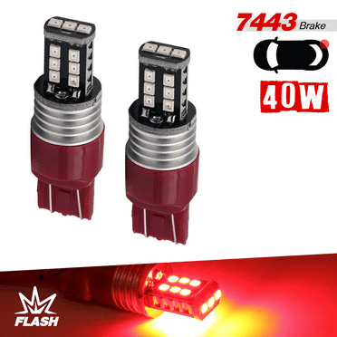 Syneticusa 7443 Red LED Rear Tail Brake Stop Parking High Power Light ...