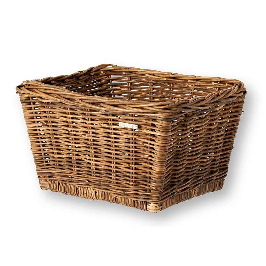 Basil Dalton Wicker Bicycle Basket, Natural Brown - Walmart.com