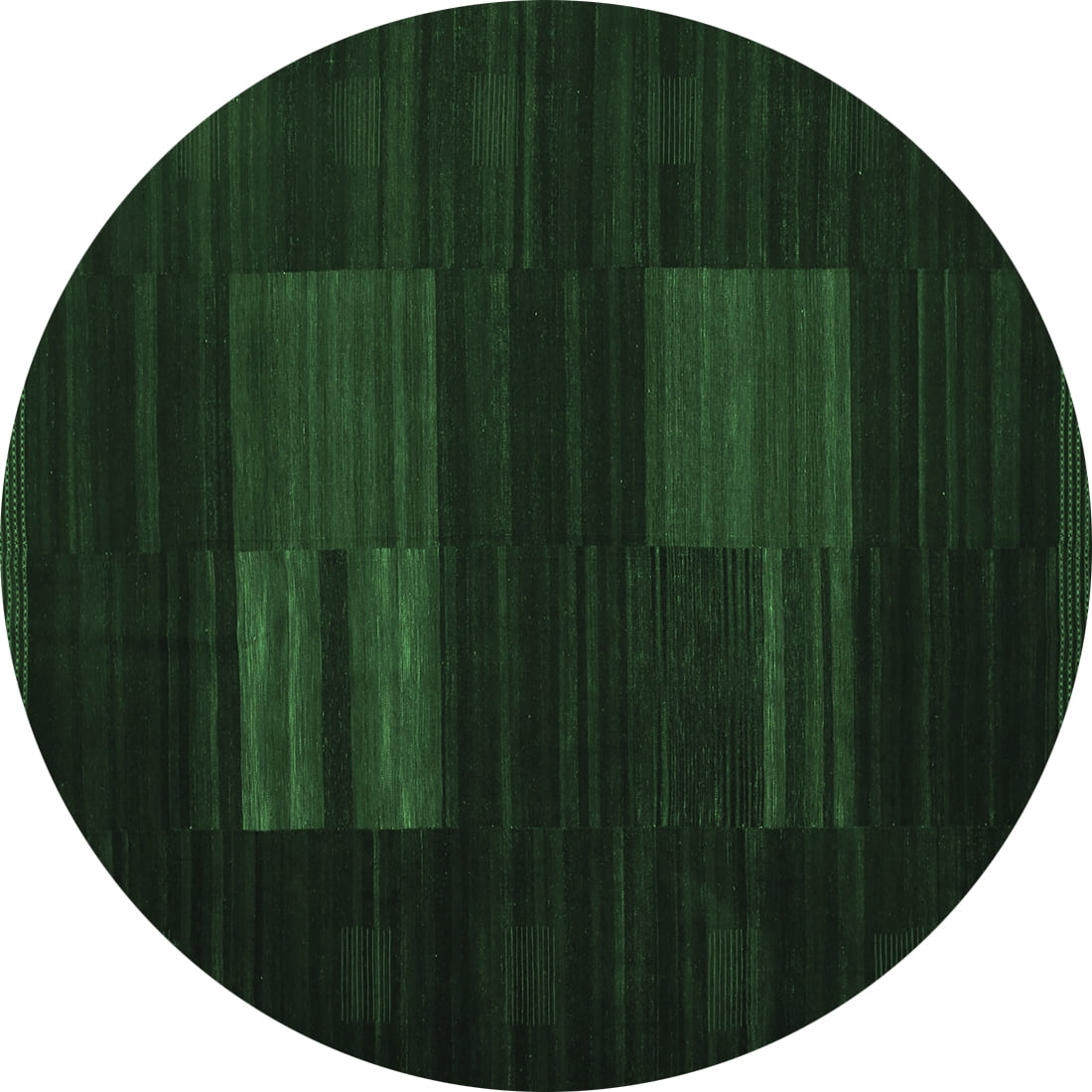 Ahgly Company Indoor Round Abstract Emerald Green Contemporary Area ...