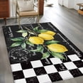 Hello Summer Lemons 4x6 Rug for Dining Table for 4 People Under Table ...